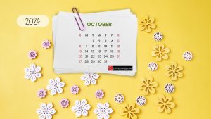 October 2024 Calendar Desktop Wallpaper Backgrounds & Screensavers ...