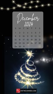 December 2024 Calendar Phone Wallpaper | EntheosWeb