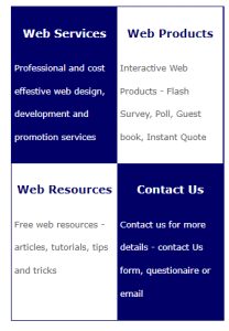 HTML Table Tips | EntheosWeb