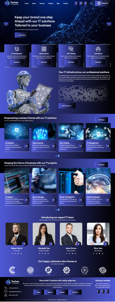 Best Responsive Animated Website Templates | EntheosWeb