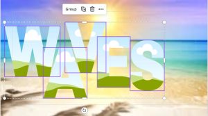 How to add videos inside alphabets in Canva using frame effect | EntheosWeb