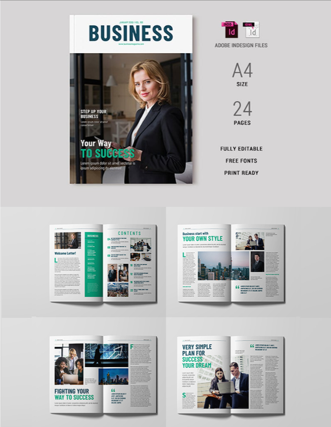 Magazine Design Ideas and Templates | EntheosWeb