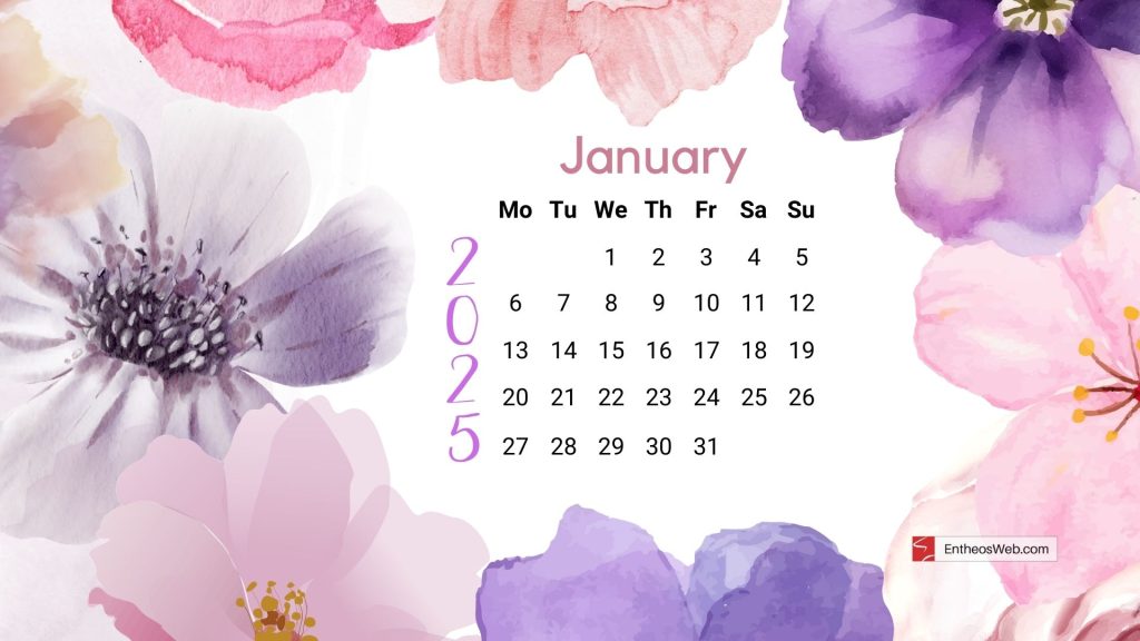 January 2025 Wallpaper for Laptops and Desktops | EntheosWeb