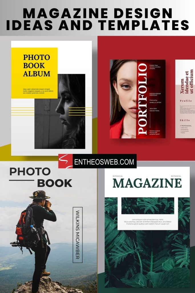 Magazine Design Ideas and Templates | EntheosWeb