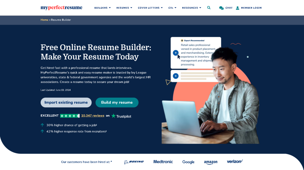 Free Resume Builders | EntheosWeb