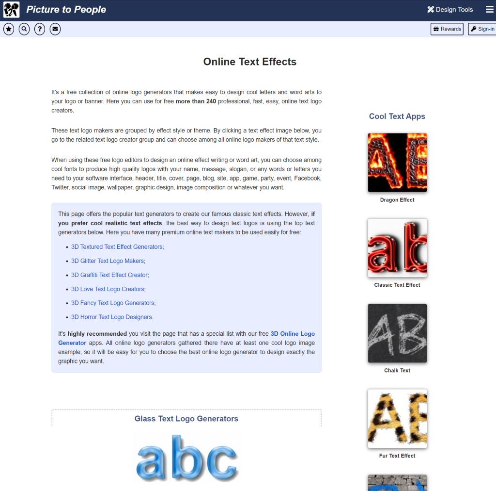 Free Text Effect Makers | EntheosWeb