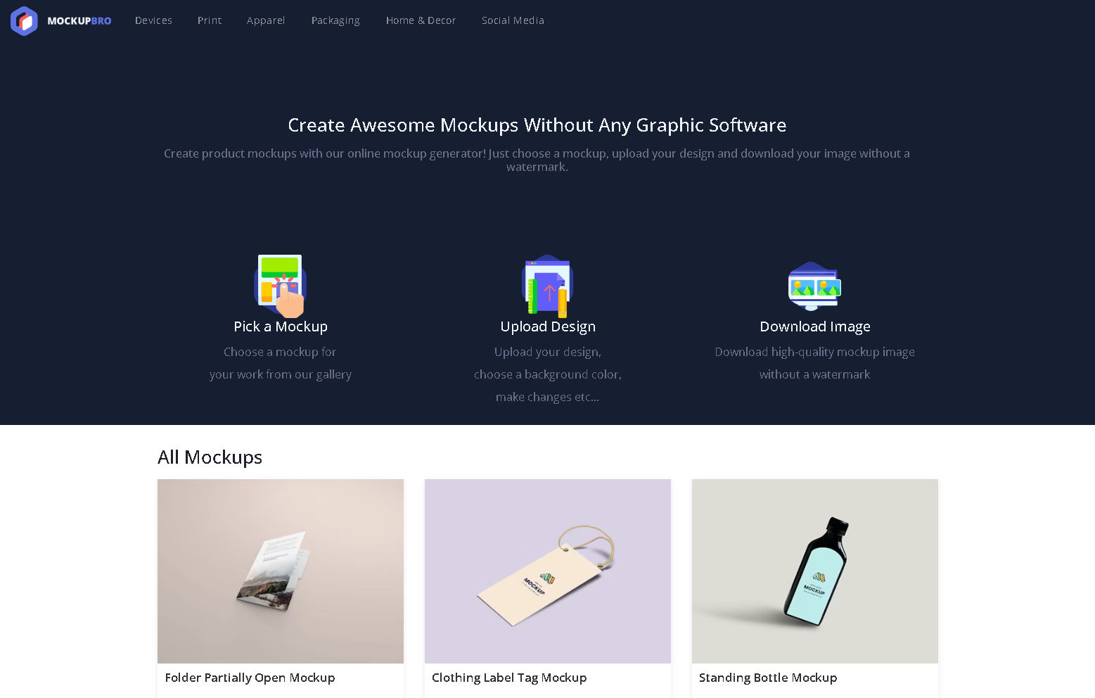 Free Mockup Generators | EntheosWeb