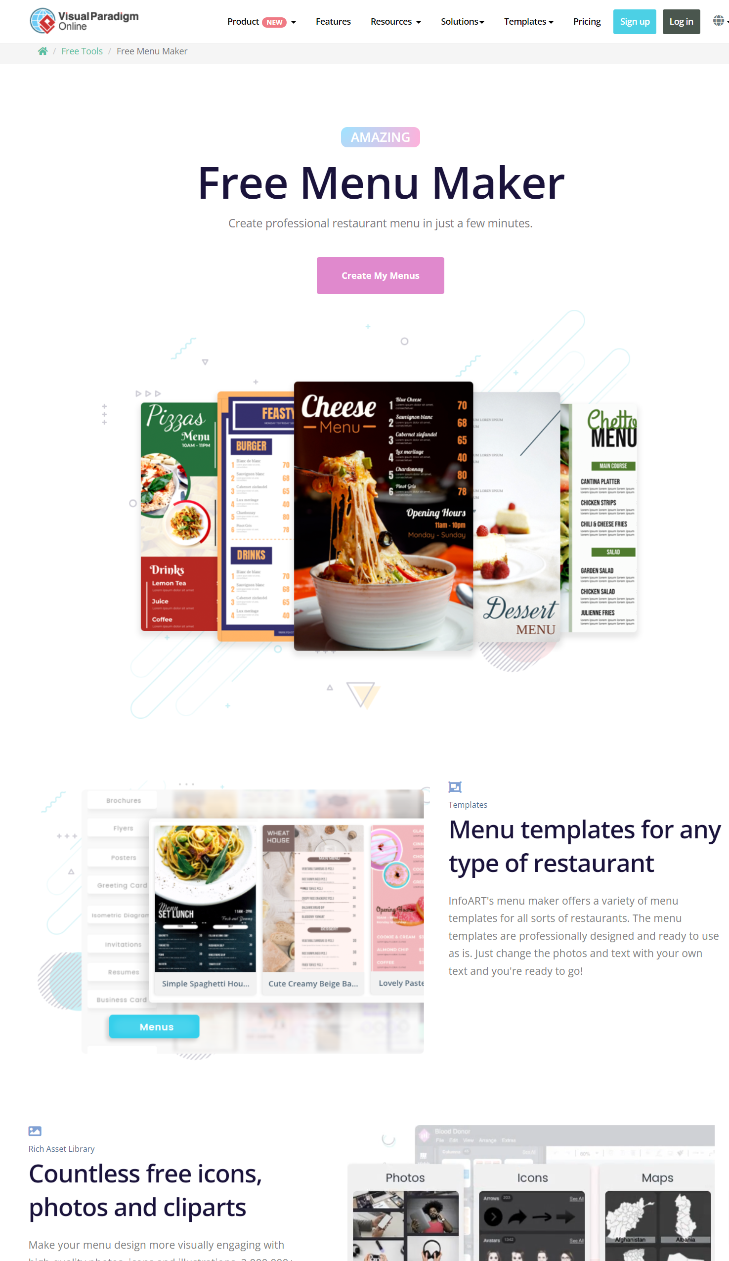 Free Online Menu Makers | EntheosWeb