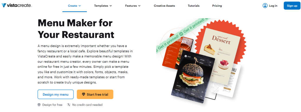 Free Online Menu Makers | EntheosWeb
