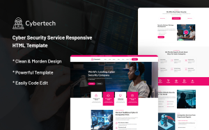Cyber Security Website Templates | EntheosWeb