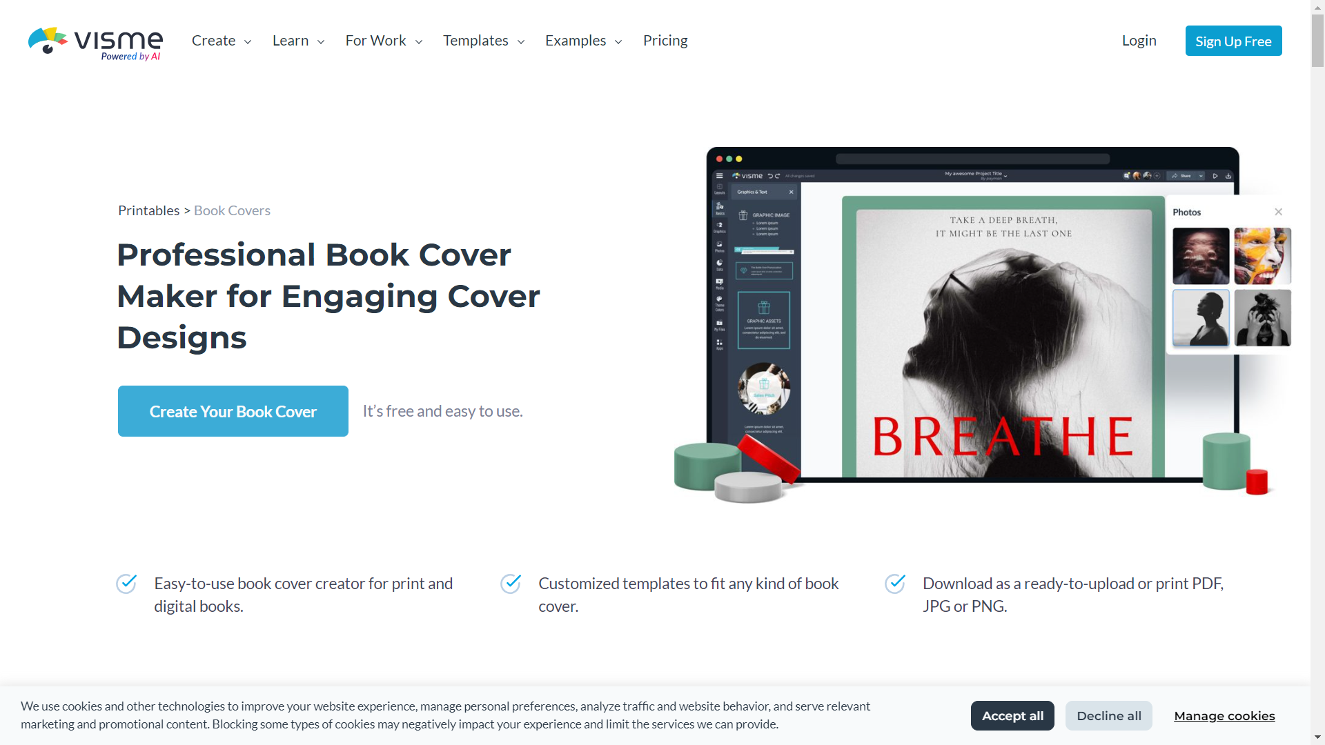Free Online Book Cover Design Tools | EntheosWeb