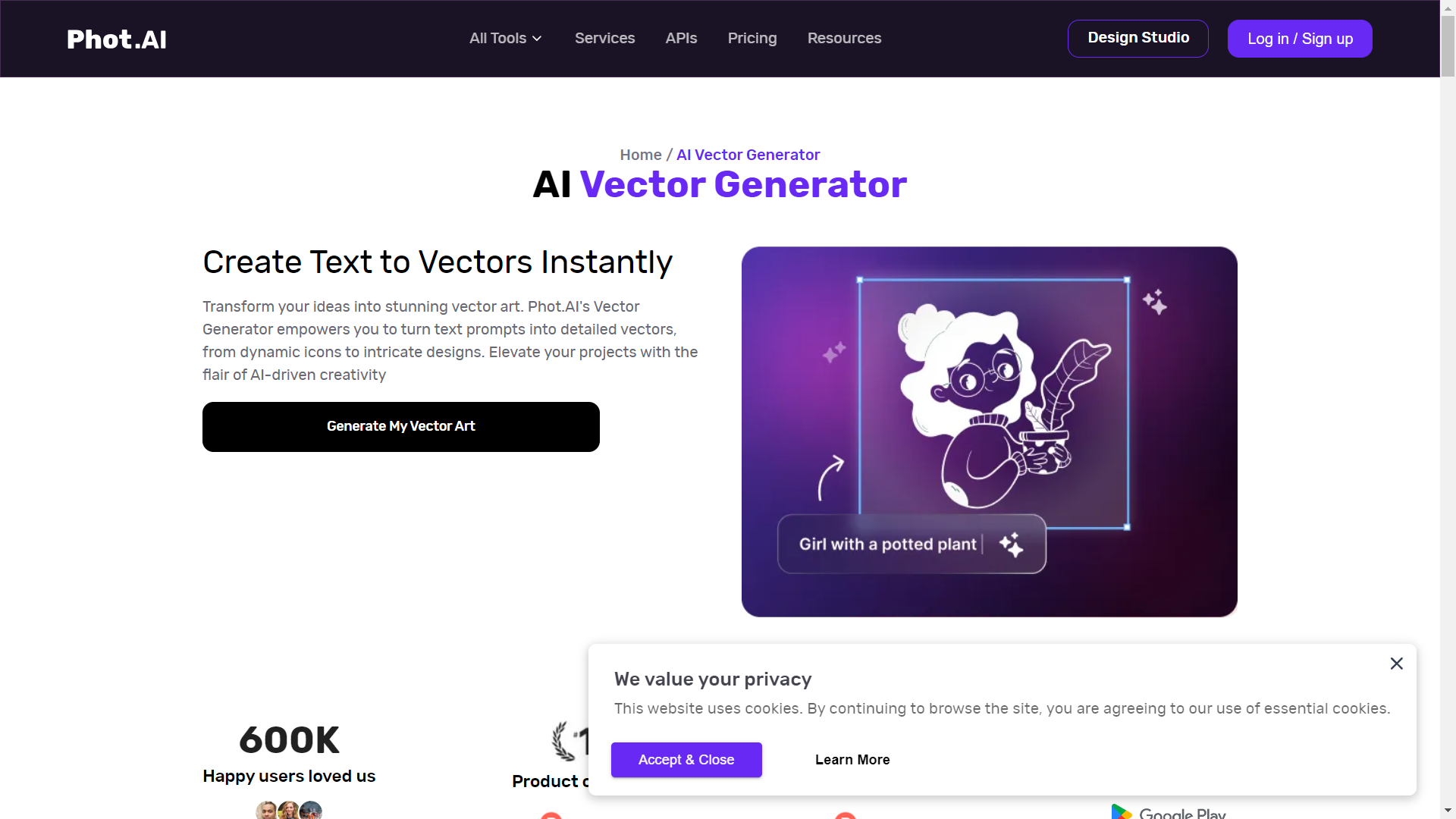 AI Text to Vectors | EntheosWeb
