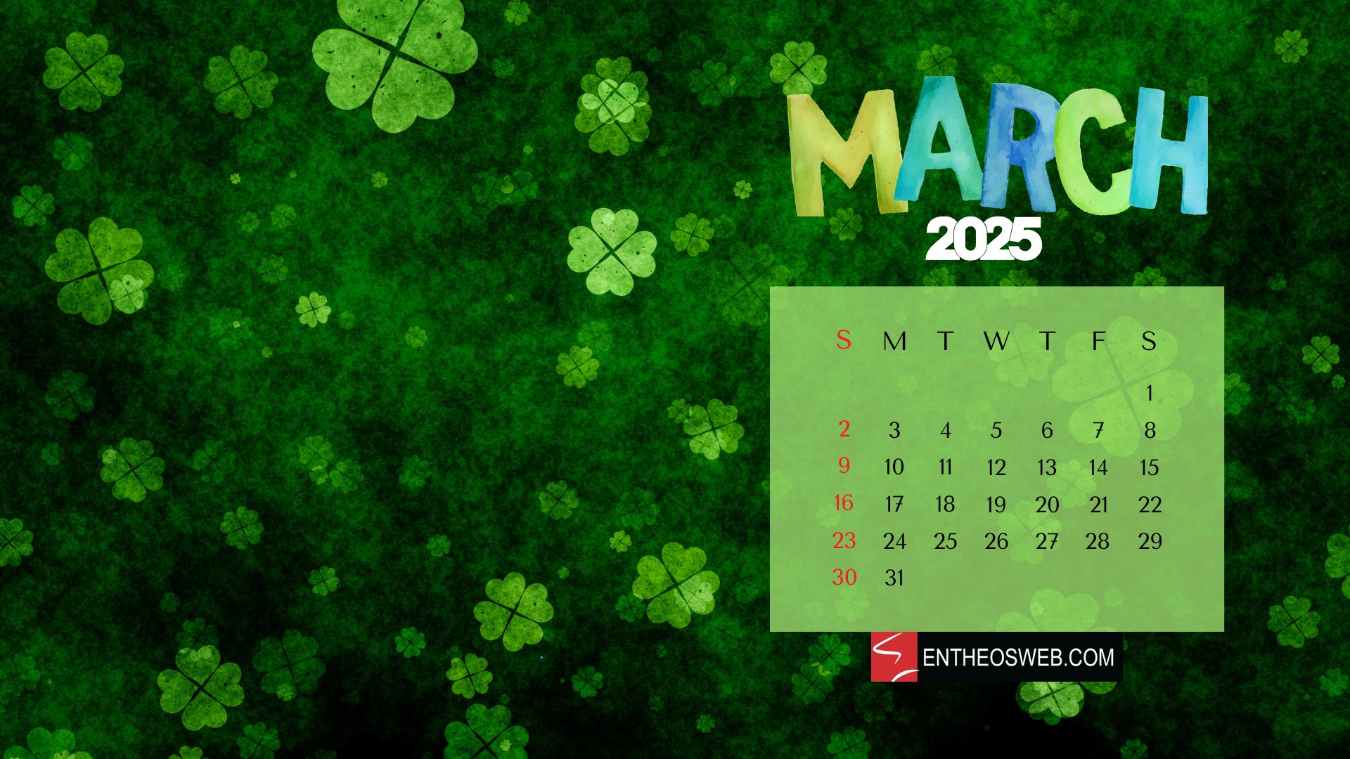 March 2025 Desktop Wallpaper Backgrounds & Screensavers | EntheosWeb