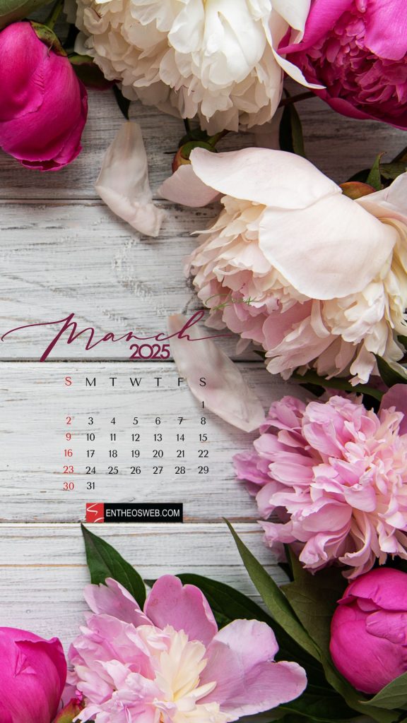 March Calendar Wallpaper and Screensavers for Phones 2026 | EntheosWeb