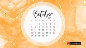 October 2024 Calendar Desktop Wallpaper Backgrounds & Screensavers ...