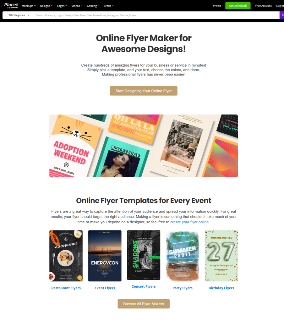 Free Flyer Makers | EntheosWeb
