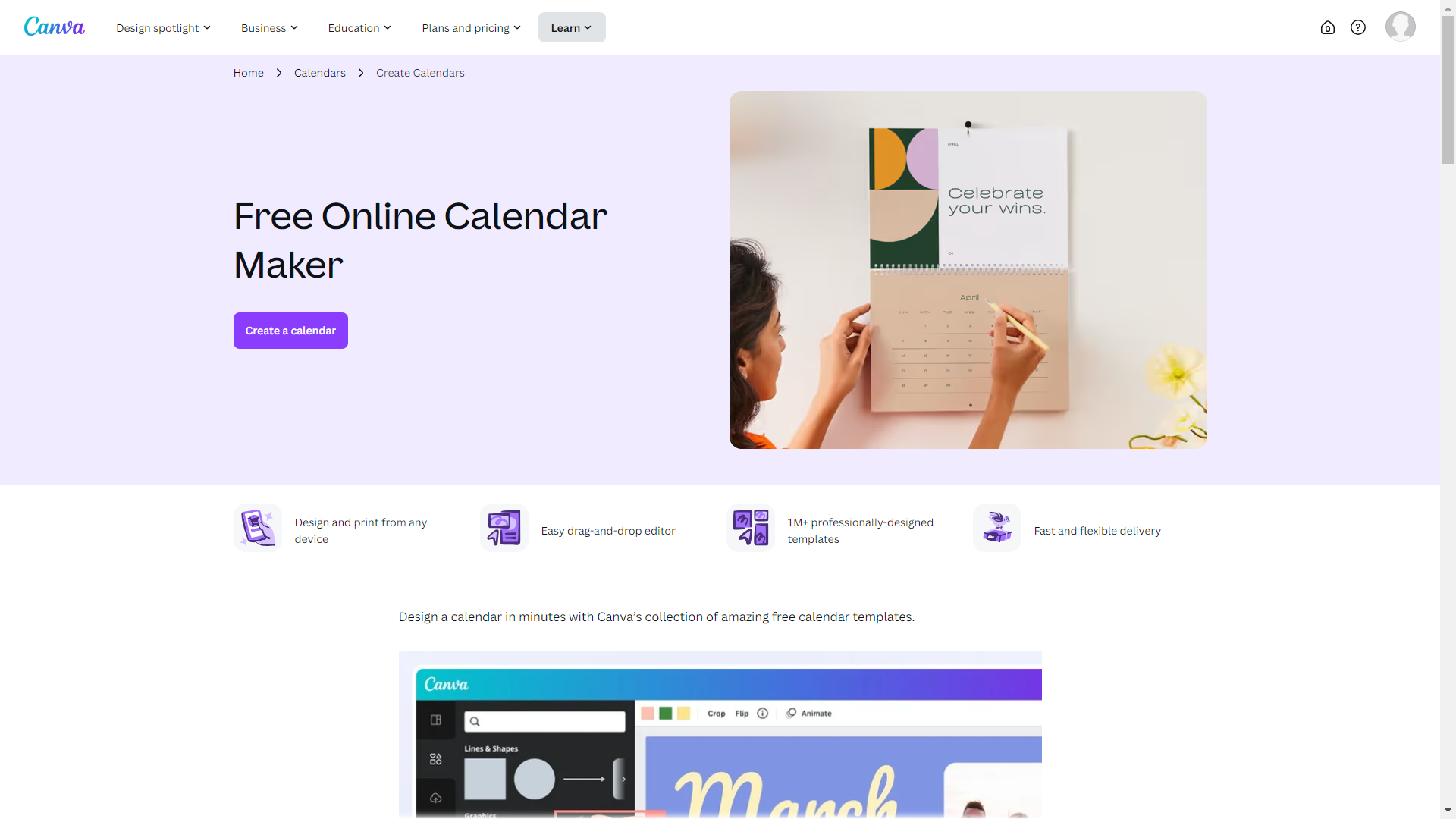 Free Calendar Creators | EntheosWeb