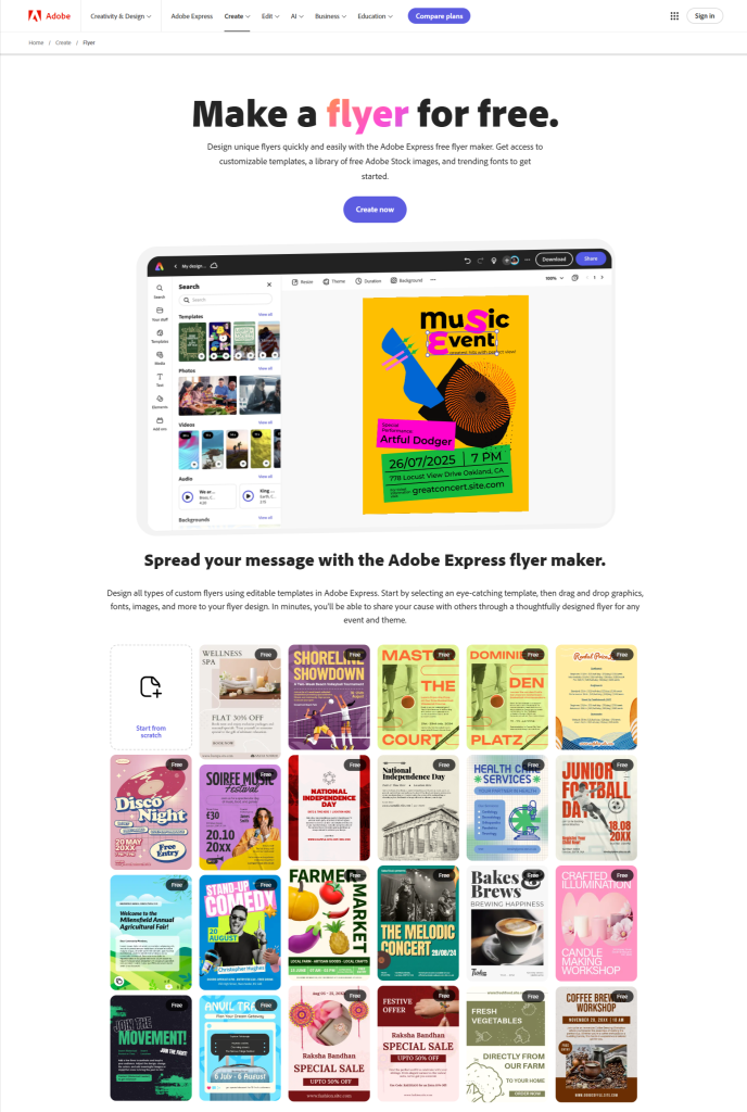 Free Flyer Makers | EntheosWeb