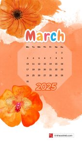 March 2025 Calendar Wallpaper and Screensavers for Phones | EntheosWeb