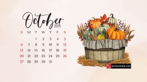 October 2024 Calendar Desktop Wallpaper Backgrounds & Screensavers ...