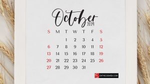 October 2024 Calendar Desktop Wallpaper Backgrounds & Screensavers ...