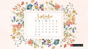 September 2025 Calendar Desktop Wallpaper Backgrounds | EntheosWeb
