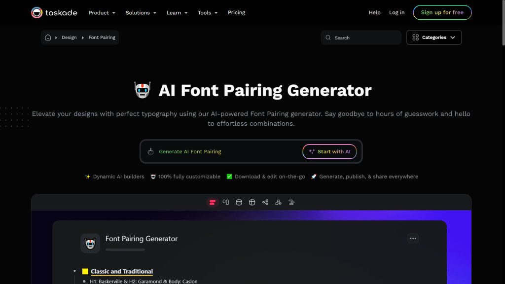 Font Pairing Generators | EntheosWeb