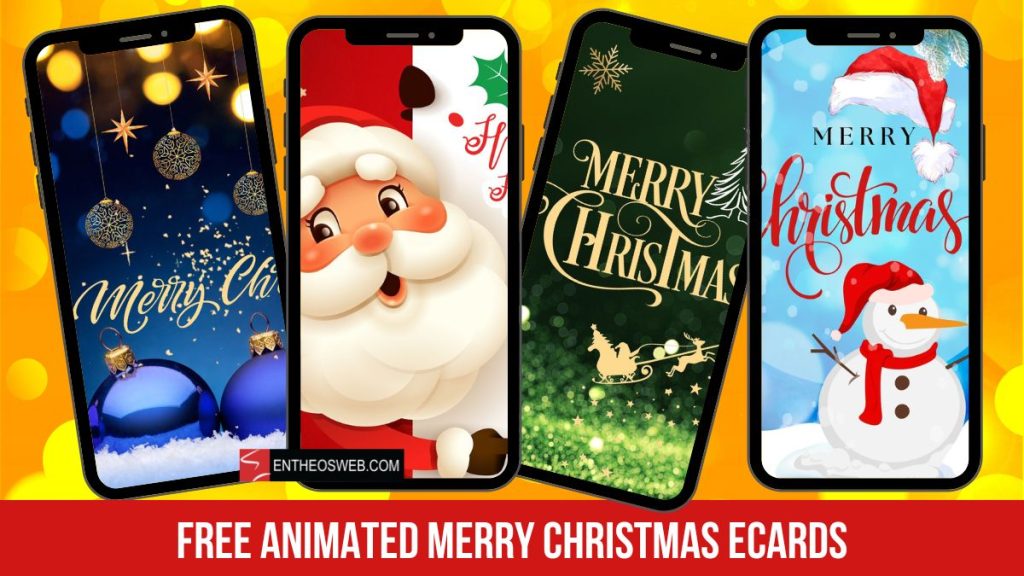 Animated Merry Christmas Gif and MP4 Video | EntheosWeb