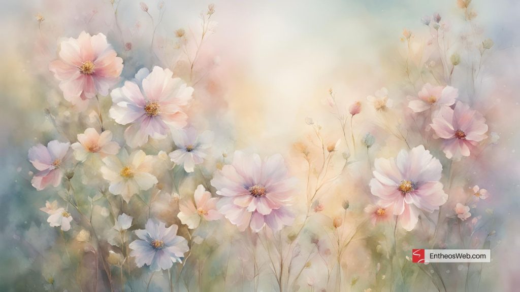 Watercolor Flower Desktop Backgrounds | EntheosWeb