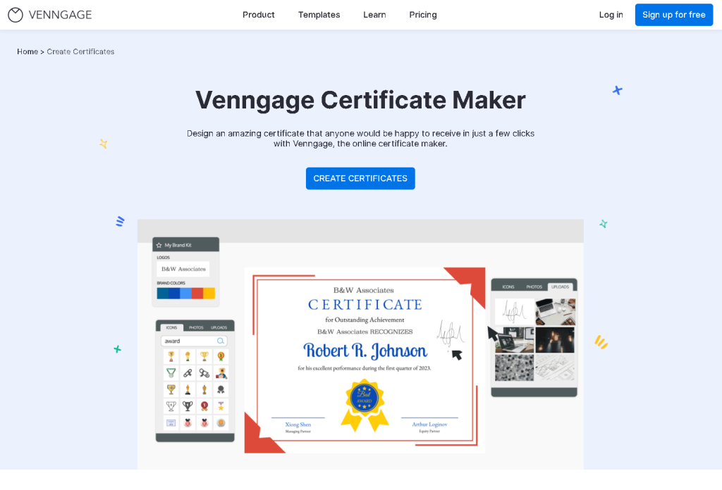 Best Free Certificate Makers | EntheosWeb