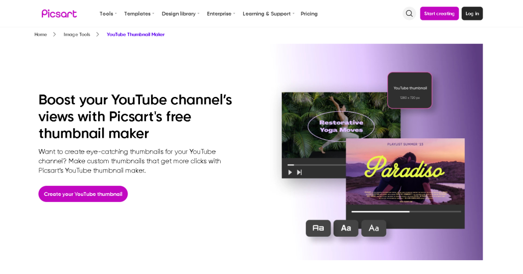 Free Online YouTube Thumbnail Makers | EntheosWeb