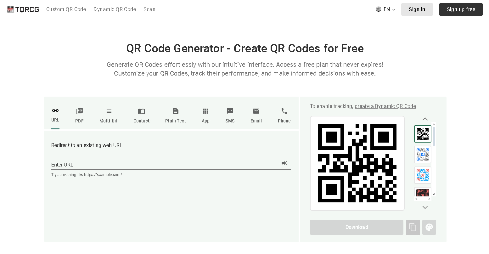 QR Code Generators | EntheosWeb
