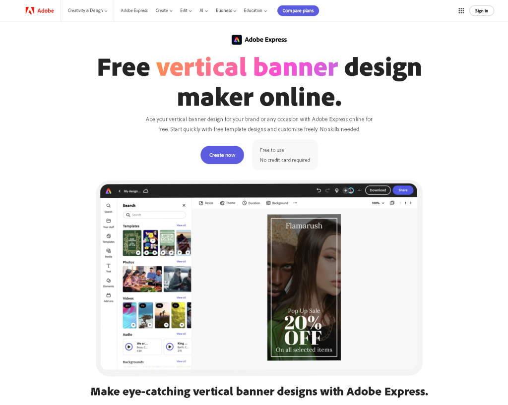 Best Free Rollup Banner Makers Online | EntheosWeb