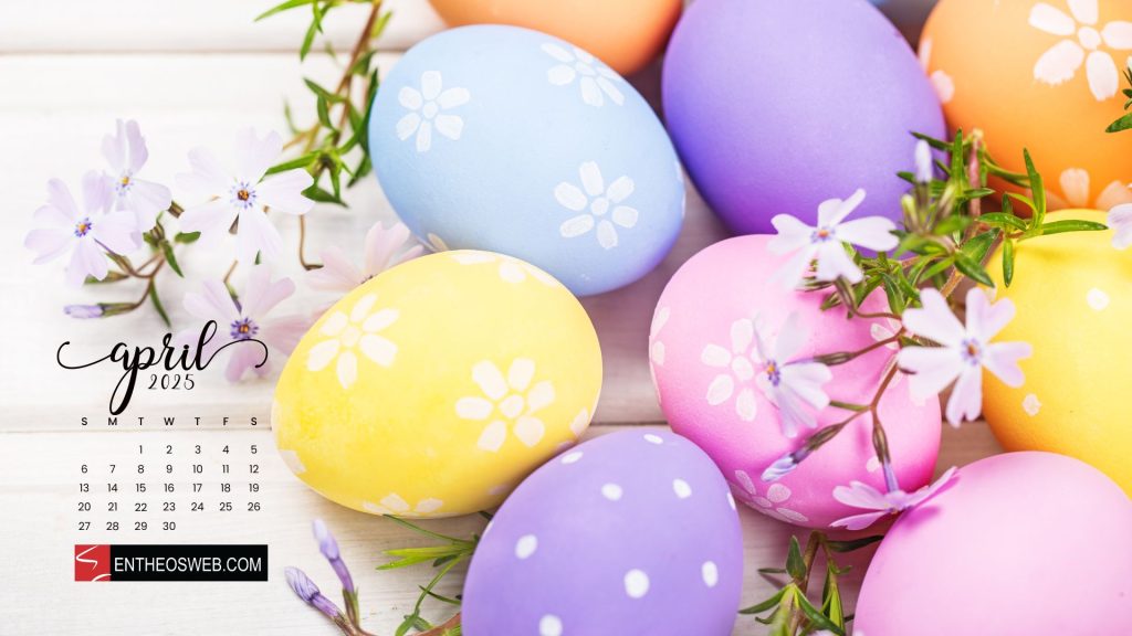 Easter Calendar Designs for April 2026 | EntheosWeb