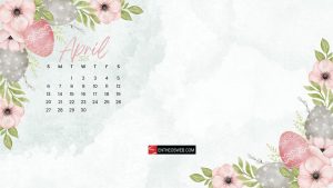 April Calendar Desktop Wallpaper Backgrounds | EntheosWeb