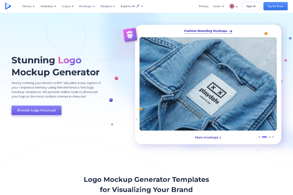 Best Free Logo Mockup Generator | EntheosWeb