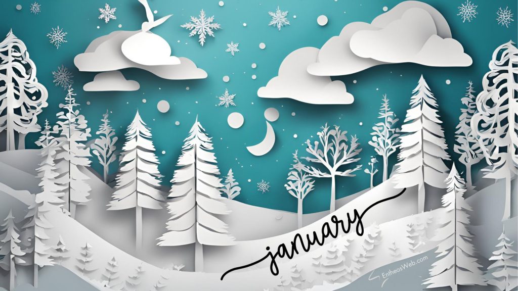 January Desktop Wallpaper | EntheosWeb