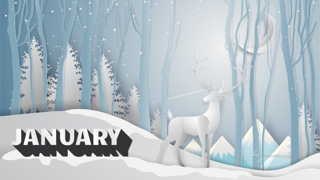 January Desktop Wallpaper | EntheosWeb