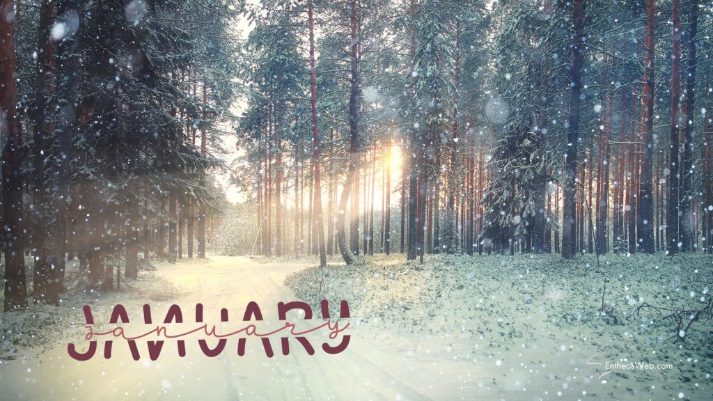 January Desktop Wallpaper | EntheosWeb