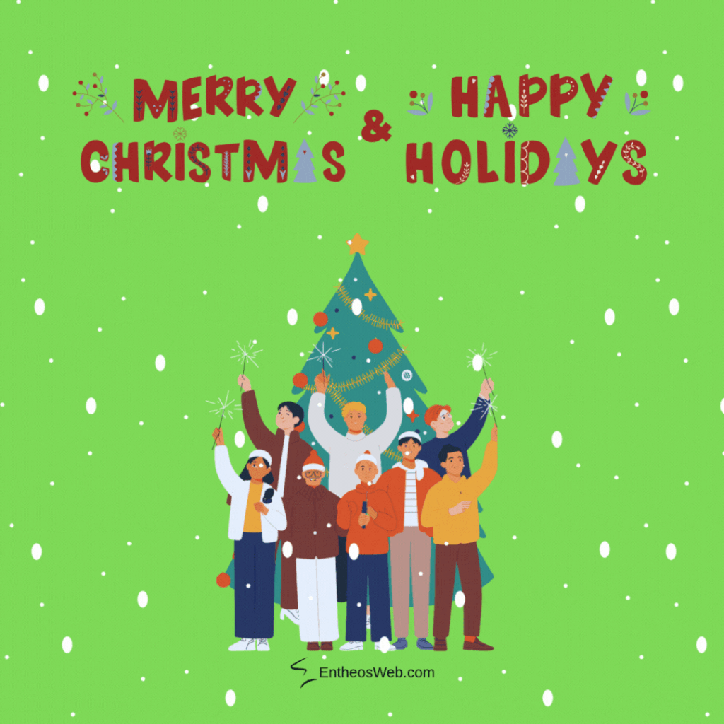 Animated Merry Christmas Gif and MP4 Video | EntheosWeb