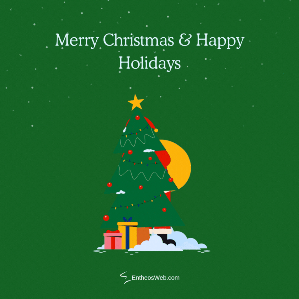 Animated Merry Christmas Gif and MP4 Video | EntheosWeb