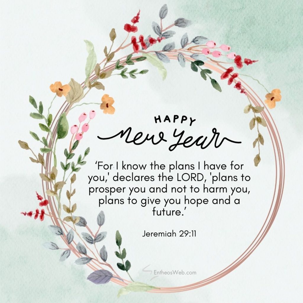 Christian Happy New Year Images with Bible Verses | EntheosWeb