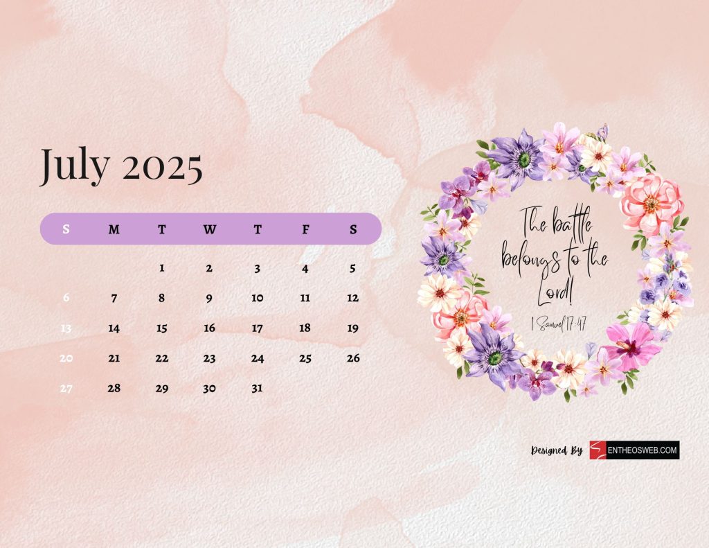 July 2025 Calendars & Wallpapers | EntheosWeb