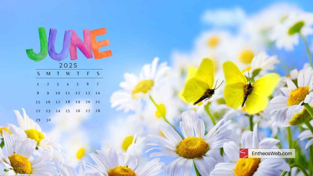 June Calendar Desktop Wallpaper Background | EntheosWeb