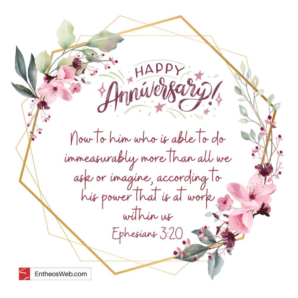Christian Happy Anniversary Images with Bible Verses | EntheosWeb