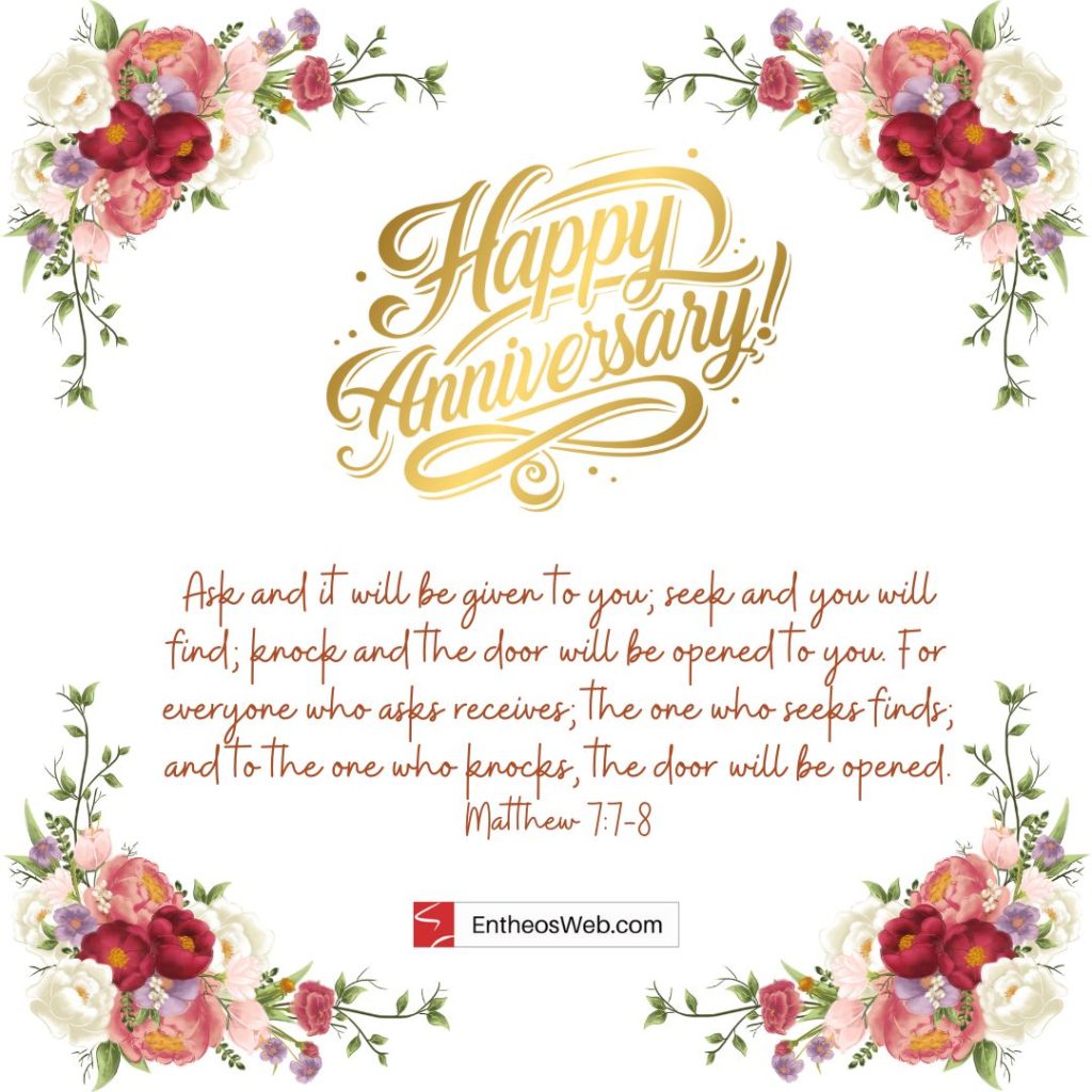 Christian Happy Anniversary Images with Bible Verses | EntheosWeb
