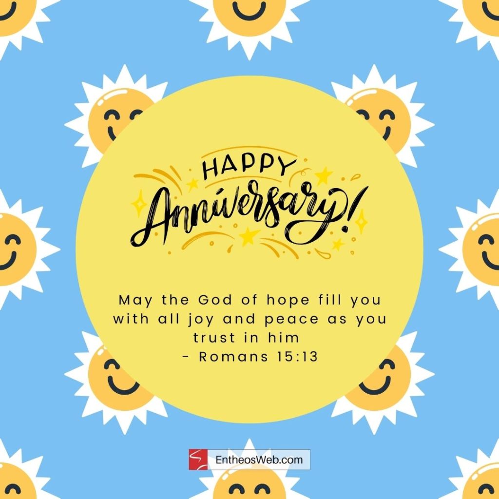 Christian Happy Anniversary Images with Bible Verses | EntheosWeb