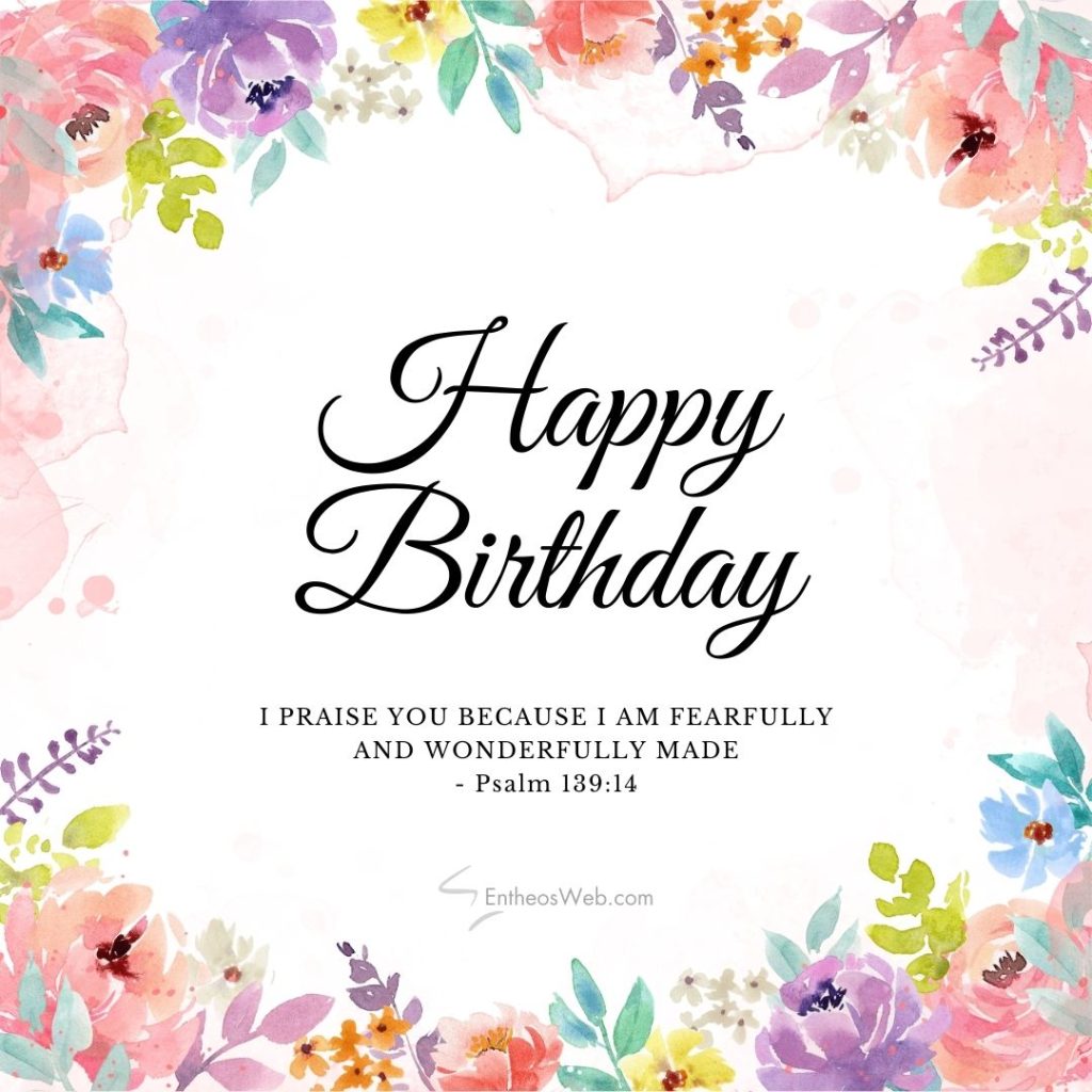 Christian Happy Birthday Wishes with Bible Verses | EntheosWeb