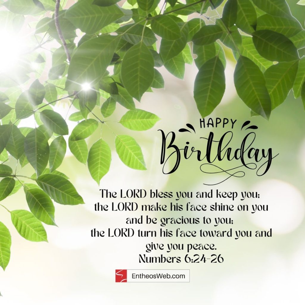 Christian Happy Birthday Wishes with Bible Verses | EntheosWeb