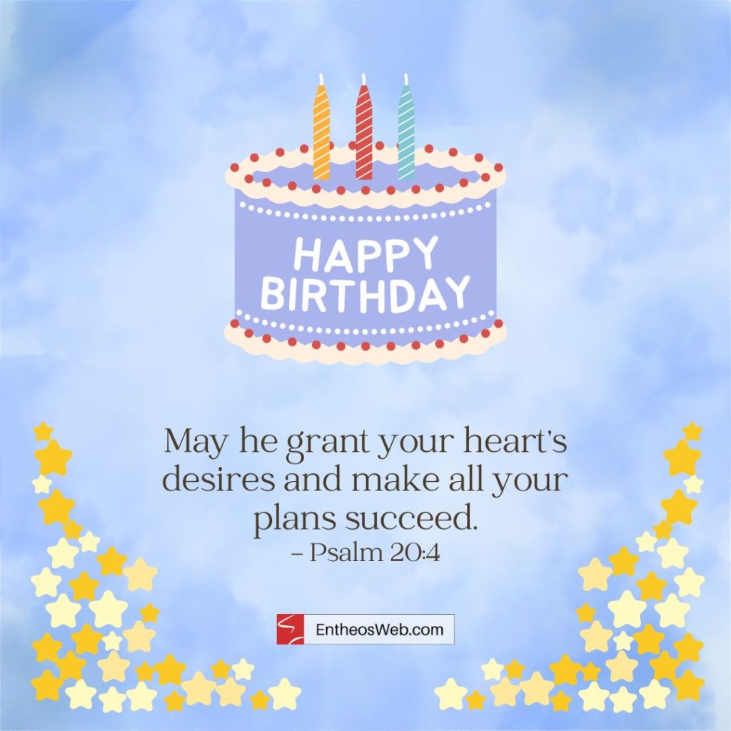Christian Happy Birthday Wishes with Bible Verses | EntheosWeb